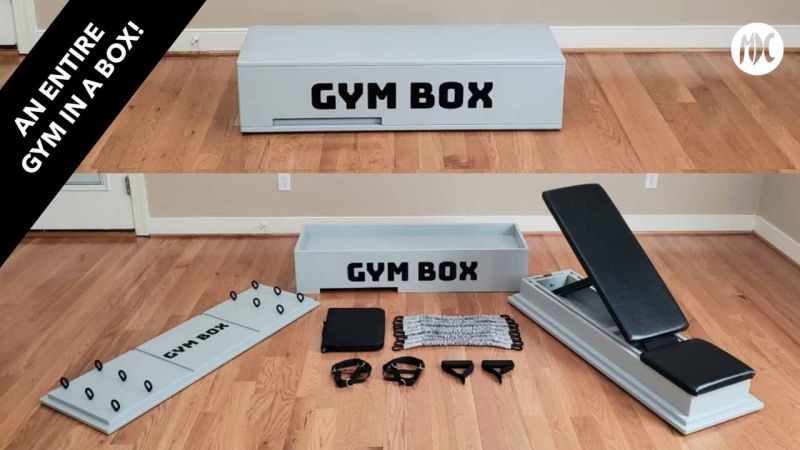 Gym Box: 165 ejercicios en una caja que cabe en el armario